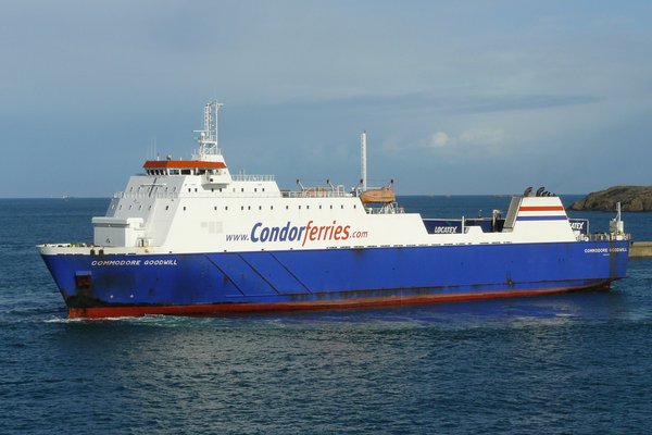 Commodore Goodwill : freighter of Condor Ferries